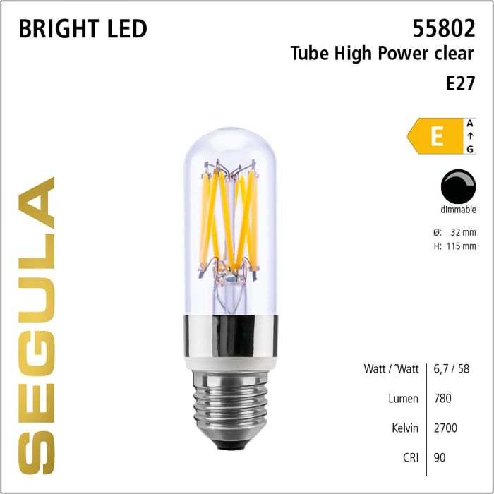 L-DECO | SEGULA , SG-55802 ,LED Tube High Power clear